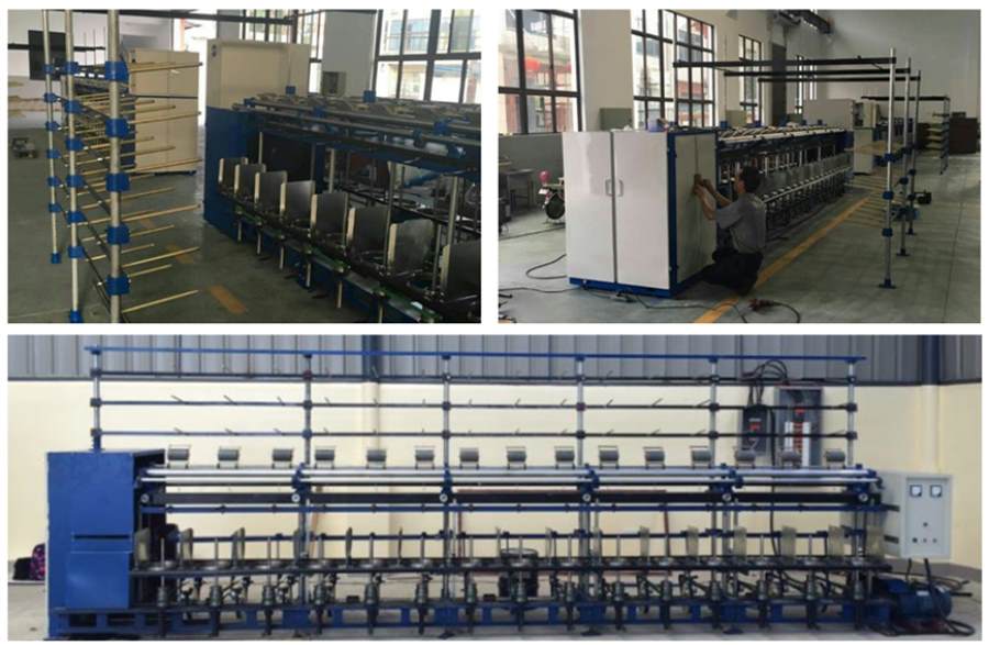 pp polyester nylon yarn ring twister machine, ring twisting machine ...