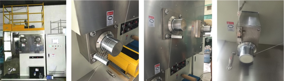 laboratory fdy yarn color test spinning machine, mini FDY POY BCF ...